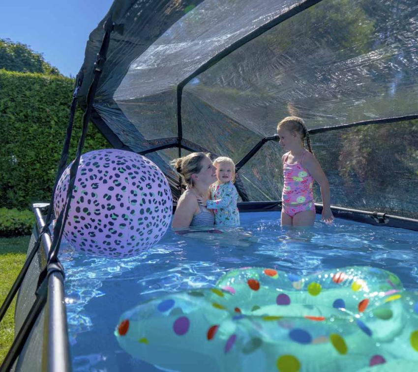 Exit Pool Abdeckung rechteckig | Weiß | 273x210x85 cm mygardenhome