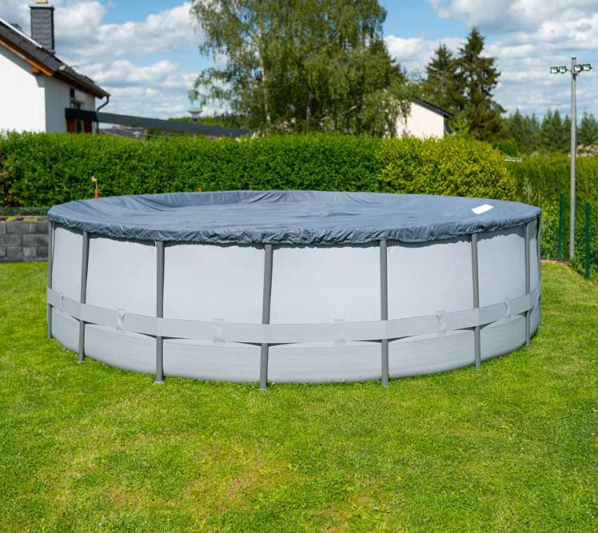 Summer Waves Elite Frame Pool | Aufstellpool rund | Komplettset | Grau ...