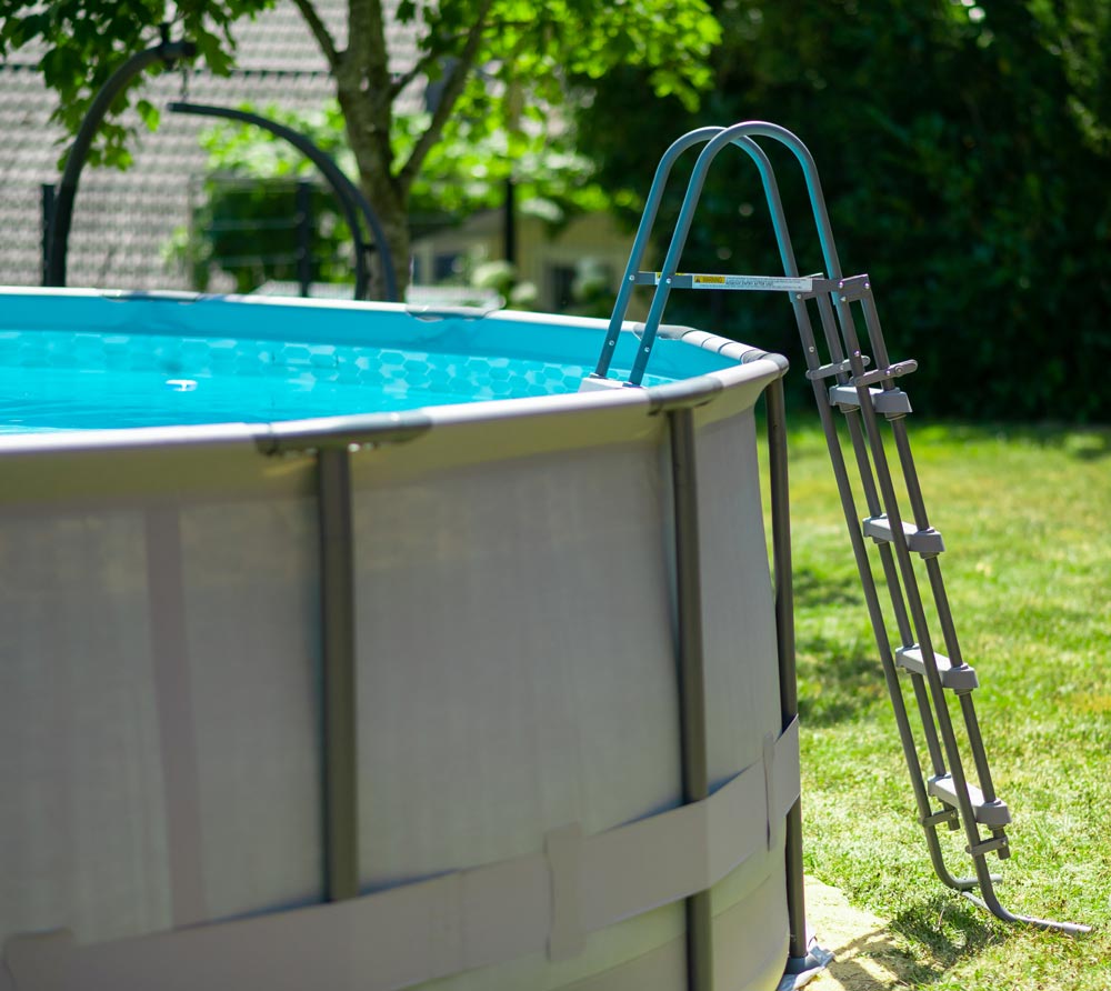 Summer Waves Elite Frame Pool | Aufstellpool rund | Komplettset | Grau ...